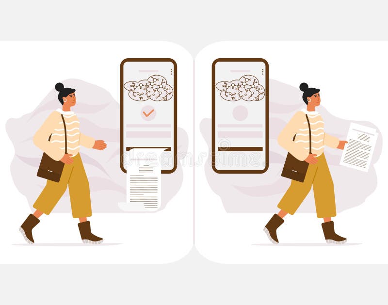 Neural Network Artificial Intelligence Bot People Stock Vector ...