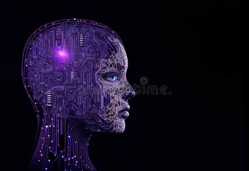 Purple Network Brain Stock Illustrations – 585 Purple Network Brain ...