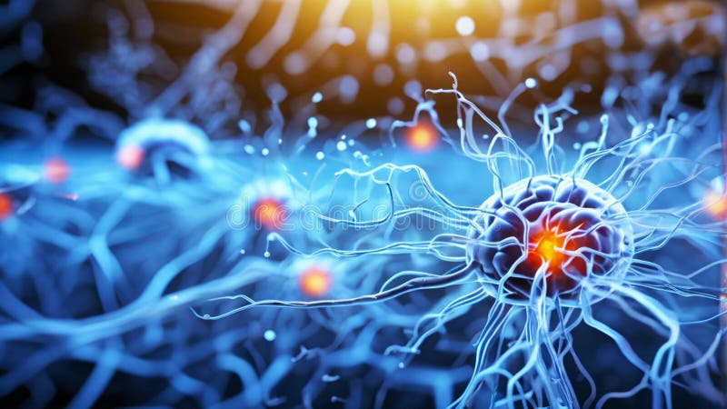 Neural Network Brain Synapse Connections Brain Stimulation Or