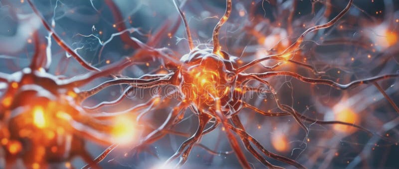 Neural Network Brain, Synapse Connections, Brain Stimulation or ... Neural Network Brain, Synapse Connections, Brain Stimulation or ...