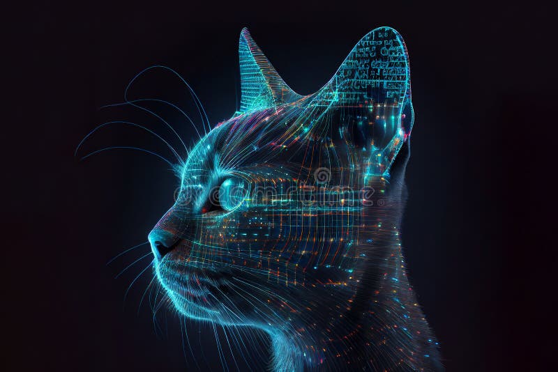 Artificial Intelligence Cat Stock Illustrations – 4,443 Artificial ...