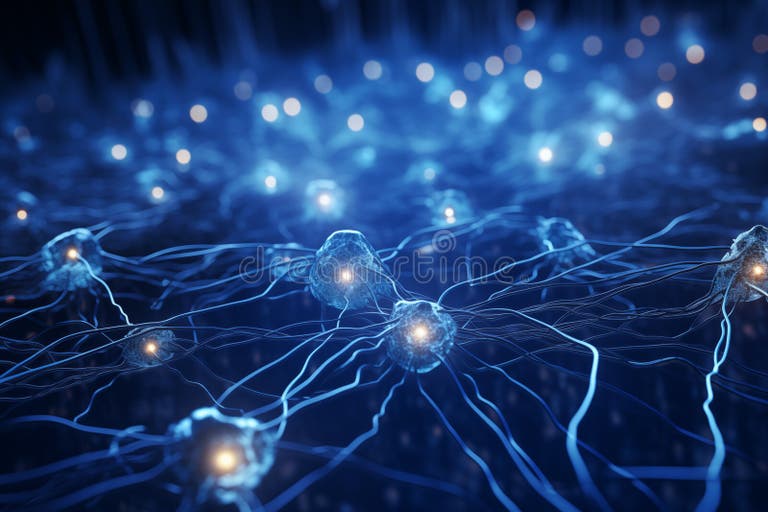 Neural Network Concept, Artificial Intelligence Synapse Connection ...