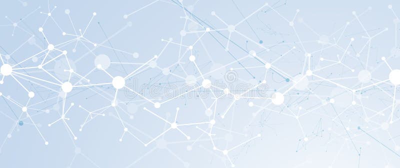 Neural Network Concept. Connected Cells with Links. High Technology ...