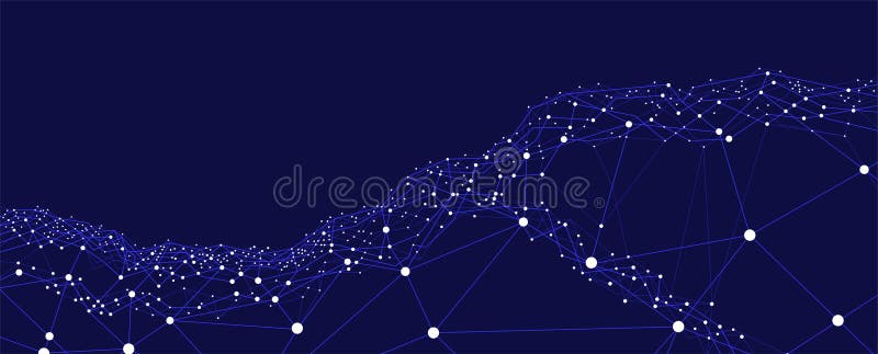 Neural Network Concept. Connected Cells with Links. High Technology ...