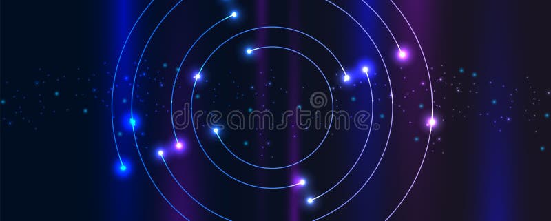 Neural Network Concept. Connected Cells with Links. High Technology ...