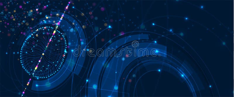 Neural Network Concept. Connected Cells with Links. High Technology ...