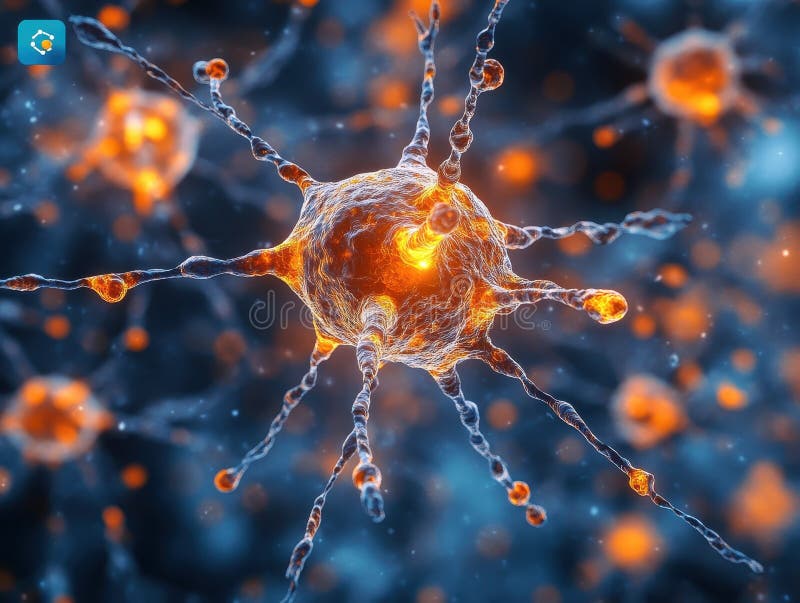 Neural Network Connections Illustrating Biological Complexity and ...