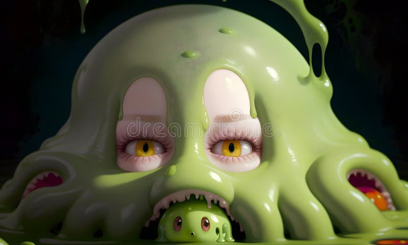 Fantastic Little Snotty Slug Monster, Created with the Help of ...