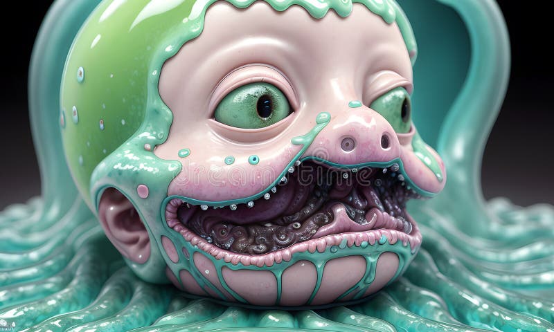 Fantastic Little Snotty Slug Monster, Created with the Help of ...