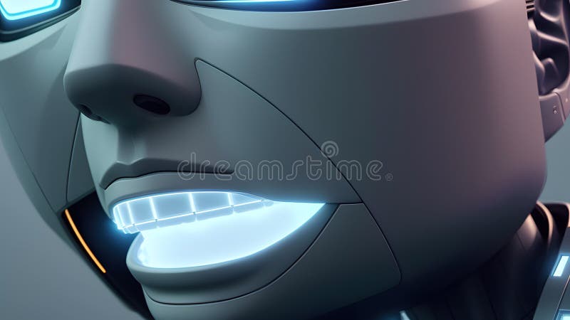 A Fantastic Creature, an Android Robot from the Future, Created with ...