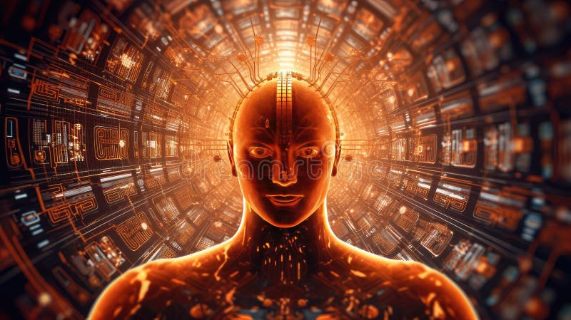 Neural Network Cyber Security. Ultra High-Quality Image for Protection ...