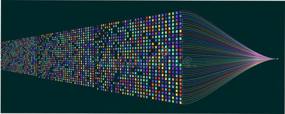 Neural Network and Data Science Technology Background Stock ...