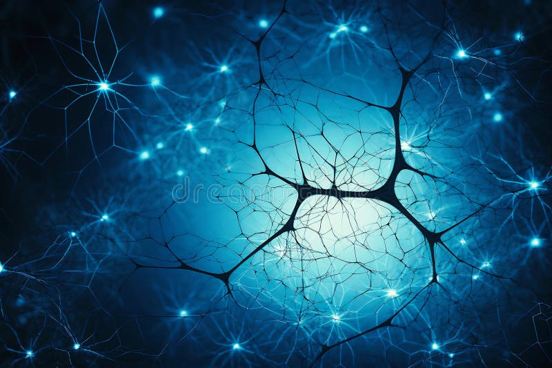 The Neural Network is Depicted As the Interaction of Neurons. Computer ...