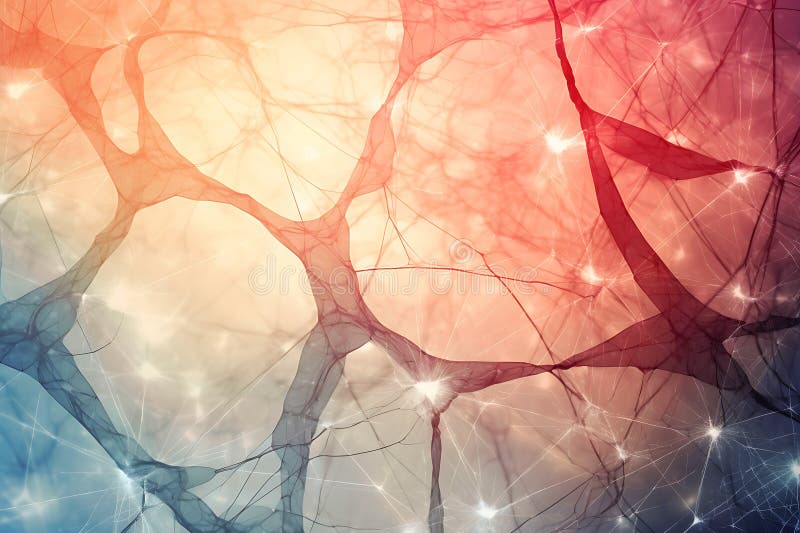 The Neural Network is Depicted As the Interaction of Neurons. Computer ...