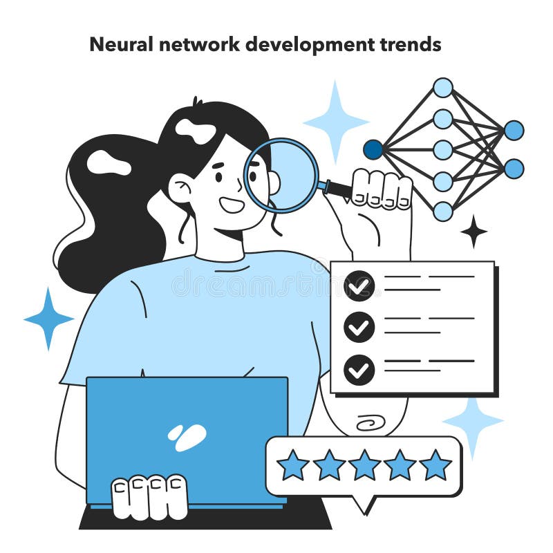 Neural Network Development Trends. Self-learning Computing System Stock ...