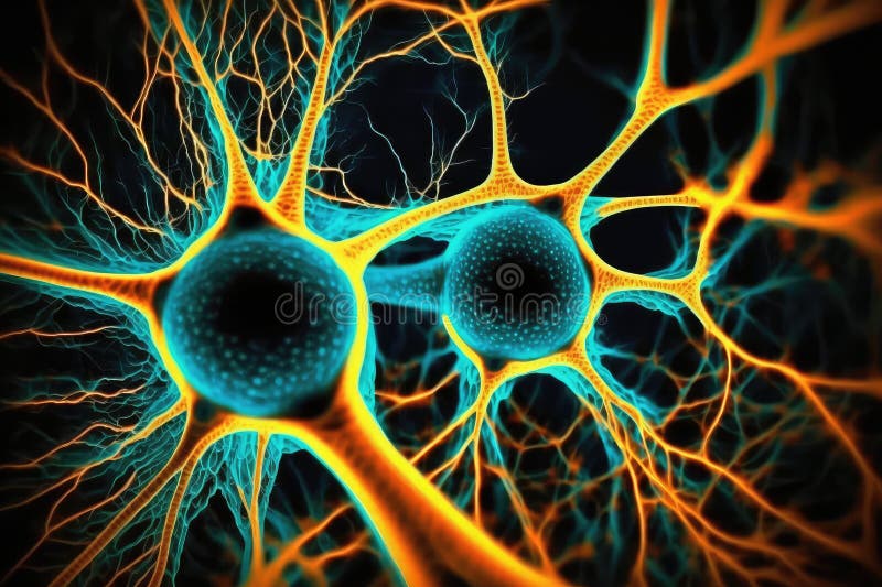 Neural Network, with Each Synapse and Neuron Visible, Learning New ... Neural Network, with Each Synapse and Neuron Visible, Learning New ...
