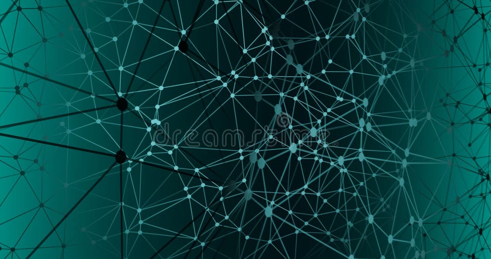 Ai Machine Learning Signal Process Algorithm Concept, Digital Wires Transformation Stock ...