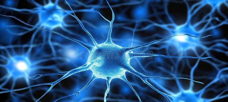 Neural Network, Interconnected Nodes, Complex Connections, Synapses Firing, Brain Activity Stock ...