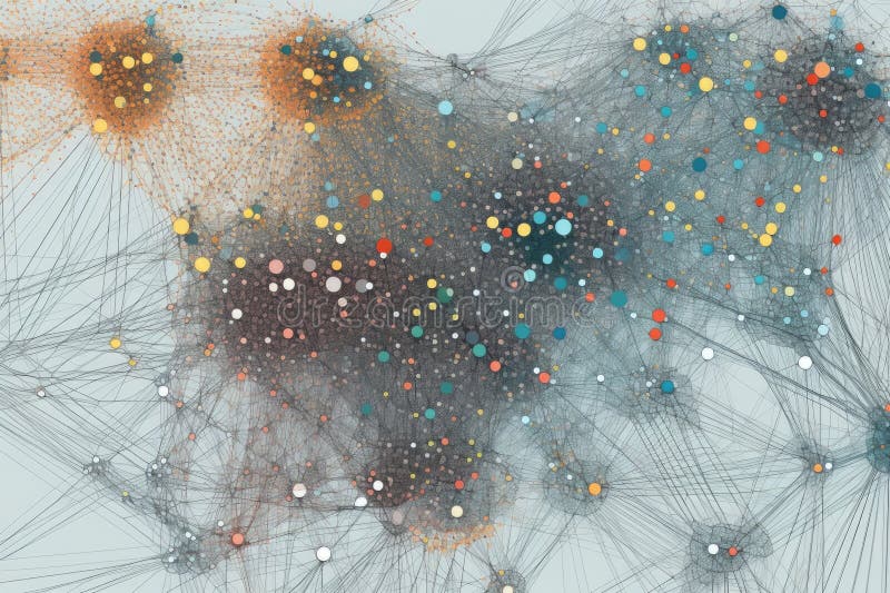 Neural Network With Its Interconnected Nodes And Layers Representing Different Levels Of