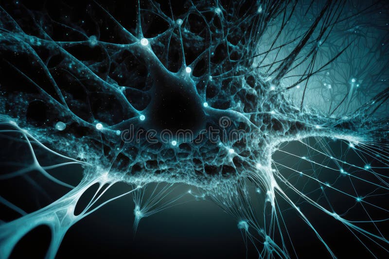 Neural Network With Layer Upon Layer Of Connected Neurons Forming 1381