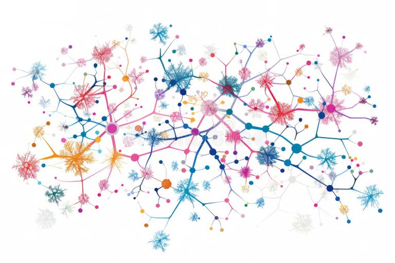 A Neural Network Made Up of Interconnected Natural Elements, Such As ...