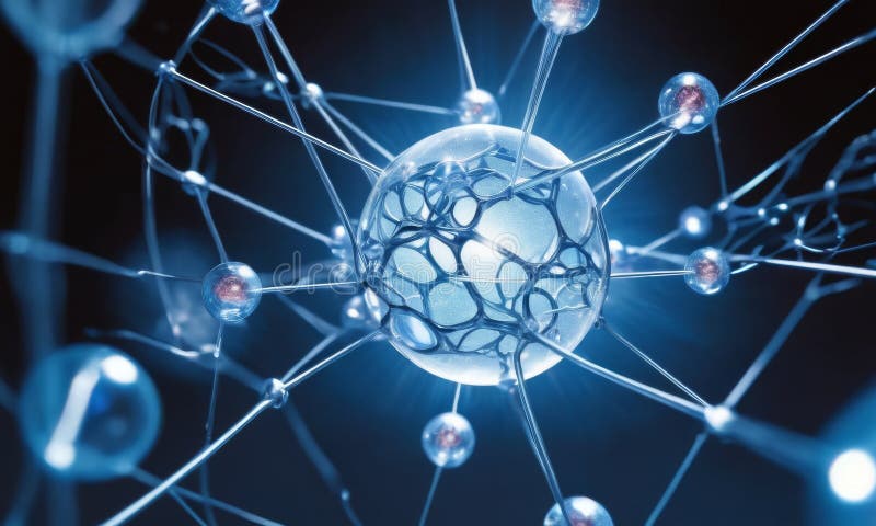 Neural Network Orb stock illustration. Illustration of science - 313353700