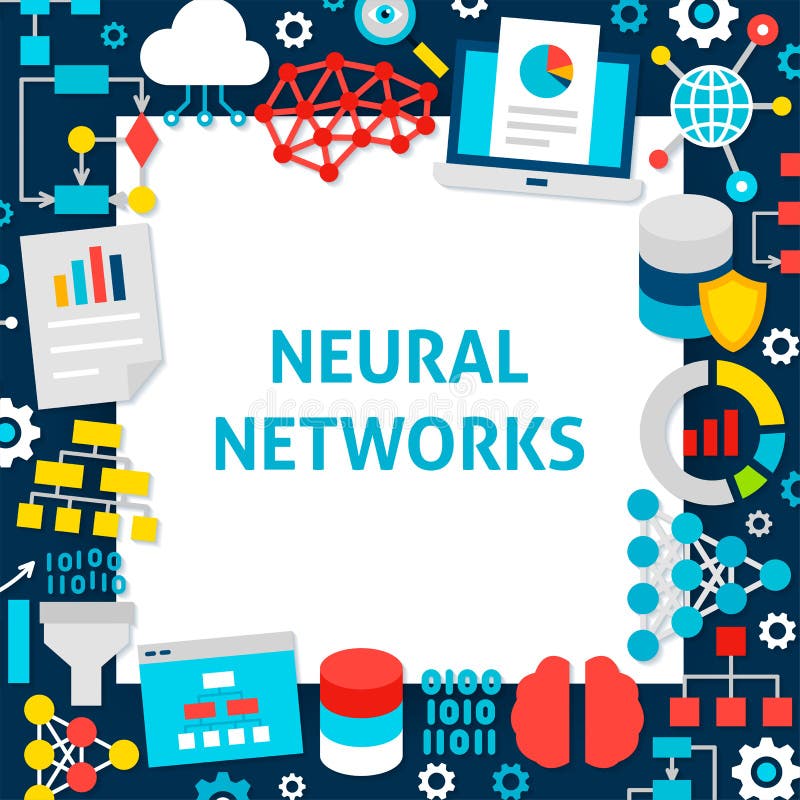 Neural Network Paper Template Stock Vector - Illustration of machine ...