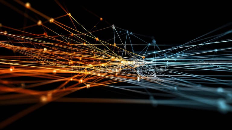 Glowing Neural Network Visualization with Dynamic Threads on a Clean ...