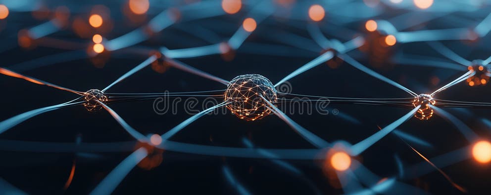 Neural Network Representing an AI-powered Security System, Data ...