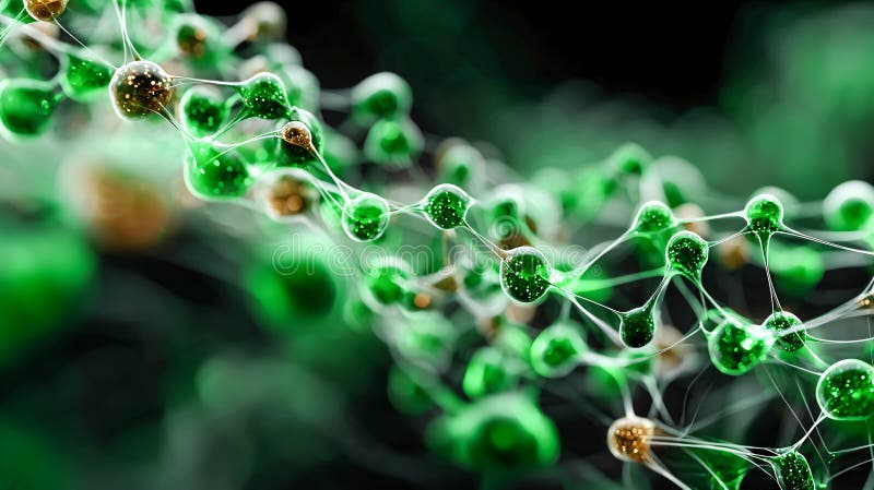 Neural Network Science Background Soft Green Gradients Stock Photos ...