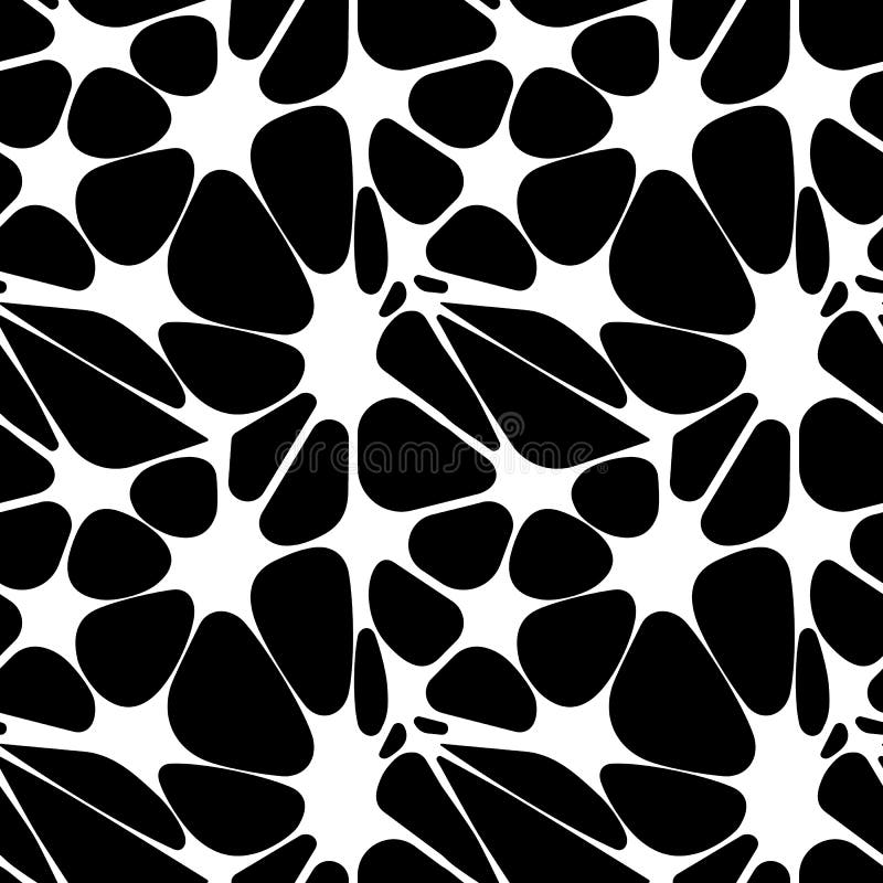 Neural Network Seamless Pattern Bionics Science Background Stock Vector Illustration Of