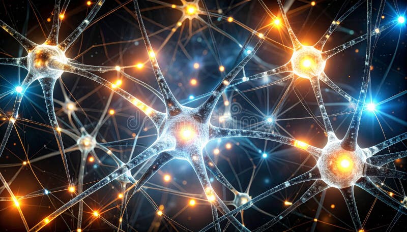 Neural Network Star Nursery . Artificial Intelligence Concept ...