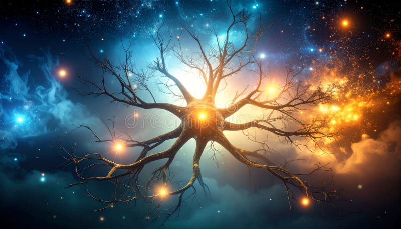 Neural Network Star Nursery . Artificial Intelligence Concept ...