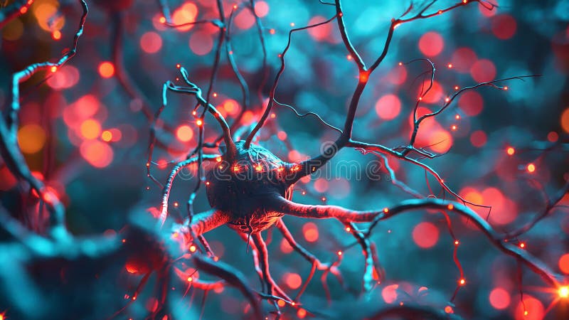Neural Network: Structure of Brain Cells Revealing Complex Pathways ... Neural Network: Structure of Brain Cells Revealing Complex Pathways ...