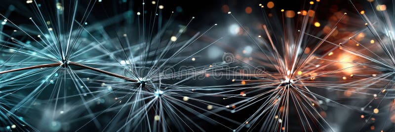 Neural Network Structure with Transparent Nodes and Dynamic Sparks in a Dark Setting Creating a ...