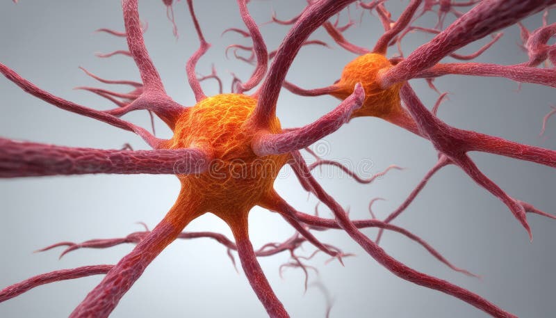 Neural Network with Synapses, a Complex Network of Neurons Stock ...