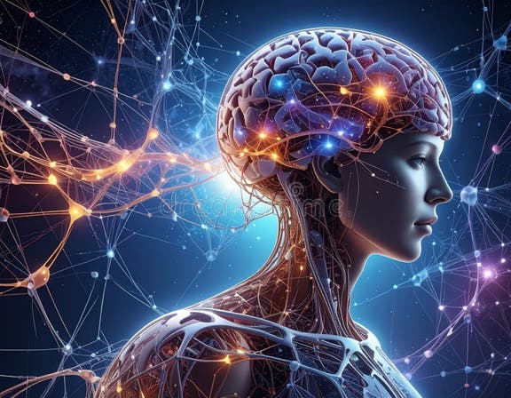 Neural Network Training Data Processing Stock Illustration ...