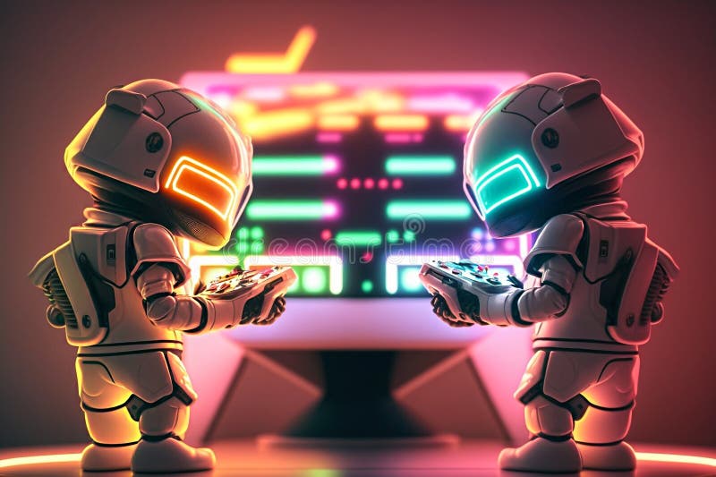 Neural Network Trains Robots for New Tasks Illustration Generative AI ...