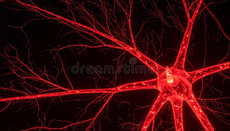 Neural Network Visualization. Background Concept. Generated Image Stock ...