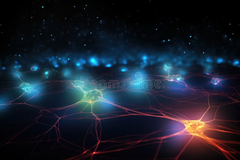 Neural Network Visualization with Glowing Synapses and Cosmic ...