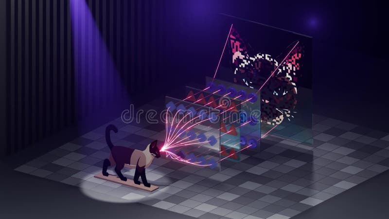 Neural Network Work Principle Visualization Of Pattern Recognition Process Convolutional Type