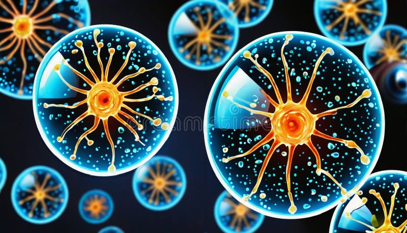 Neural Networks in Blue stock photo. Image of technology - 371677372