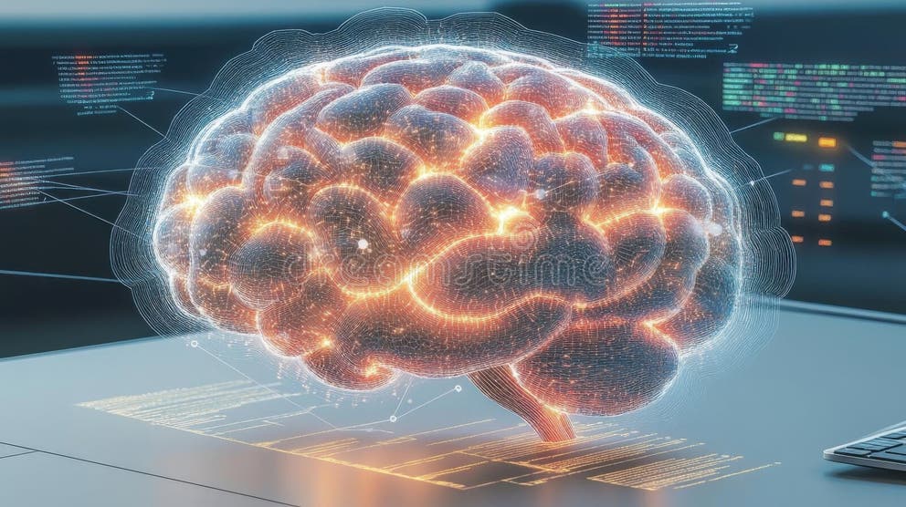 Neural Networks, Brain-Inspired Computing Stock Photo - Image of ...