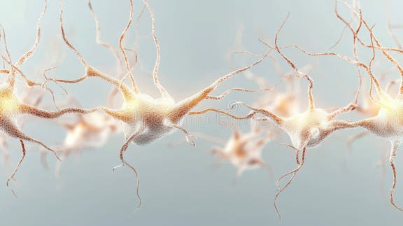 Neural Networks Connection Diagram. Artificial Intelligence Network Structure. Interconnected ...