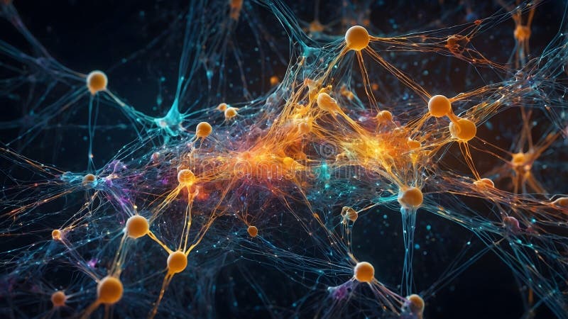 Neural Networks Data Streams Light Patterns Abstract Ai Representation Stock Photos - Free ...