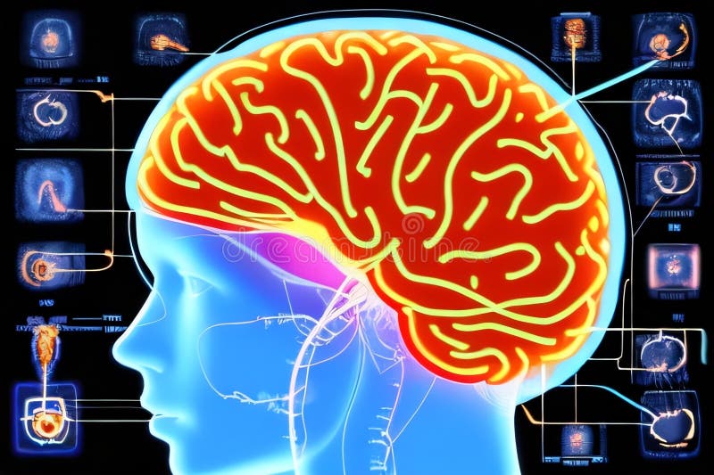Neural Networks in the Human Brain. Electronic Impulses in the Head ...