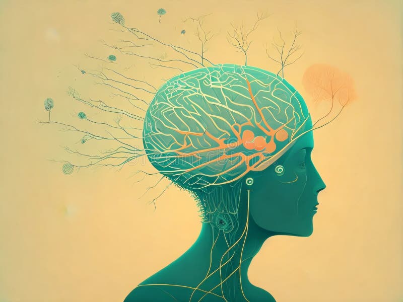 Neural Networks in the Human Brain. Electronic Impulses in the Head ...