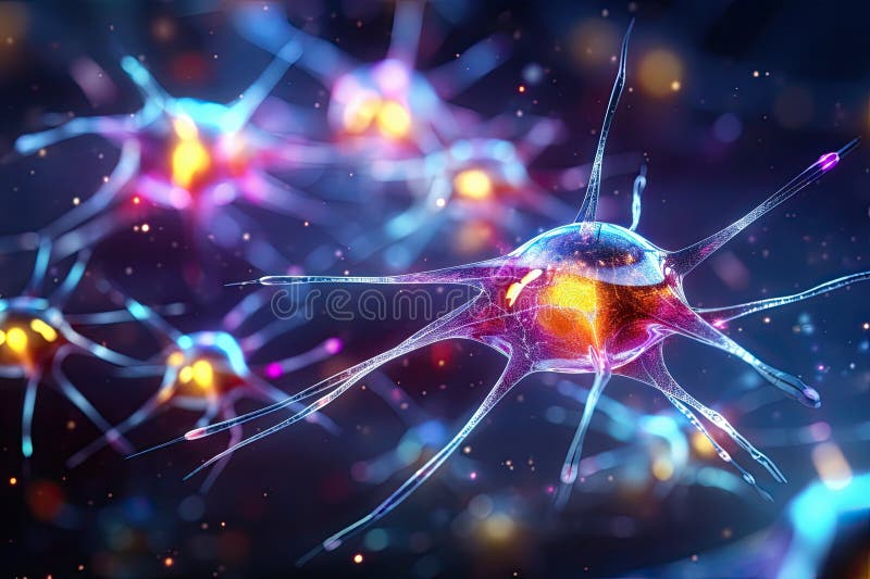 Neural Networks. Nanotechnology in the Study of the Human Brain Stock ...