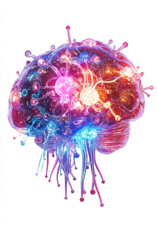 Neural Nexus: Future Creativity Concept Stock Illustration ...