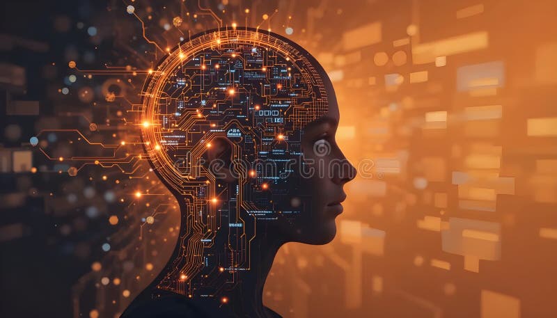 Neural Nexus: the Future of Intelligence Stock Illustration ...